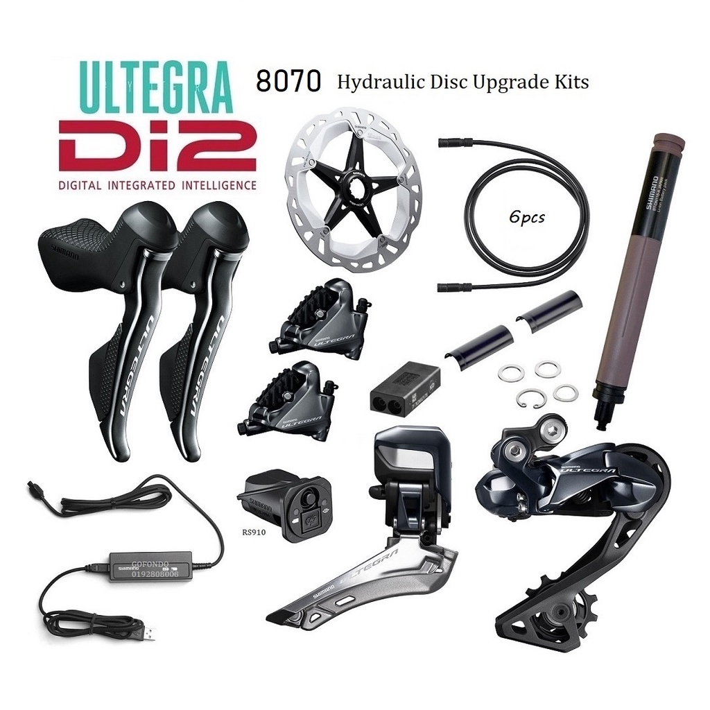 Shimano R8070 Ultegra DI2 8070 Hydraulic Disc 11 SPEED Upgrade Kits W/O ...