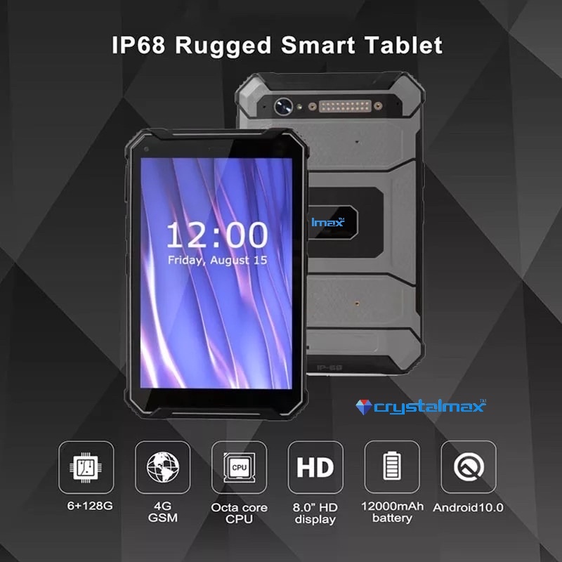 Crystalmax T80 Industrial Grade Rugged Smart Tablet | Shopee Malaysia