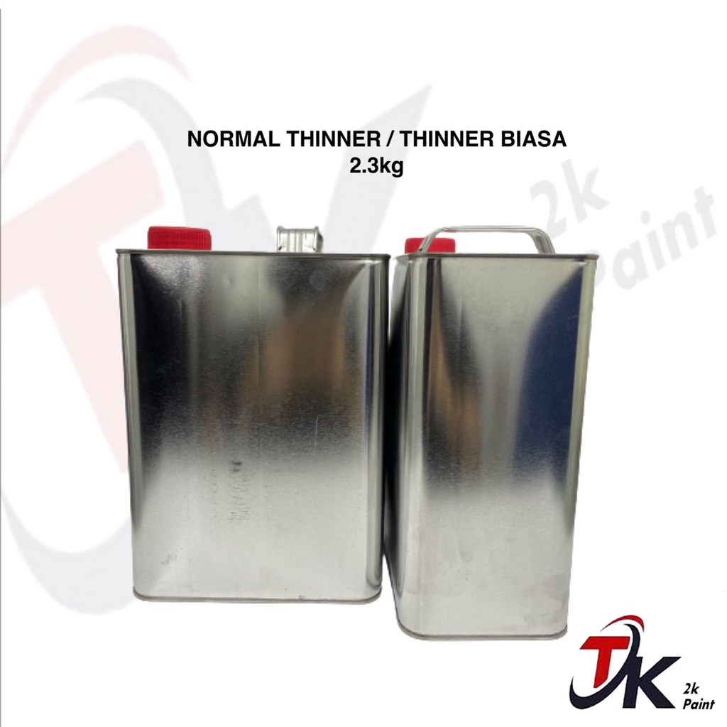 2.3KG TK NORMAL THINNER / THINNER BIASA **READY STOCK** Thinner Solvent / Thinner Tin / Metal ...