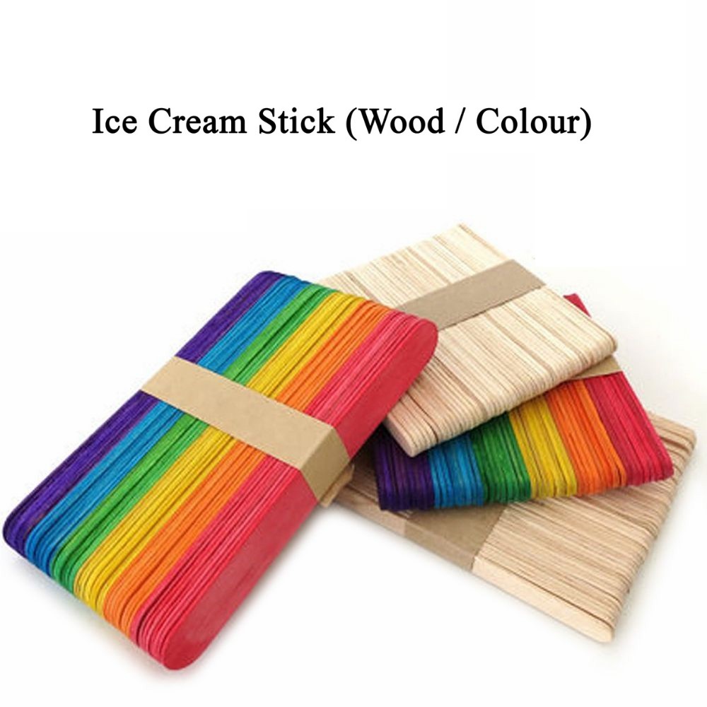 Ice Cream Stick / Batang Ice Cream (50pcs/pkt) | Shopee Malaysia