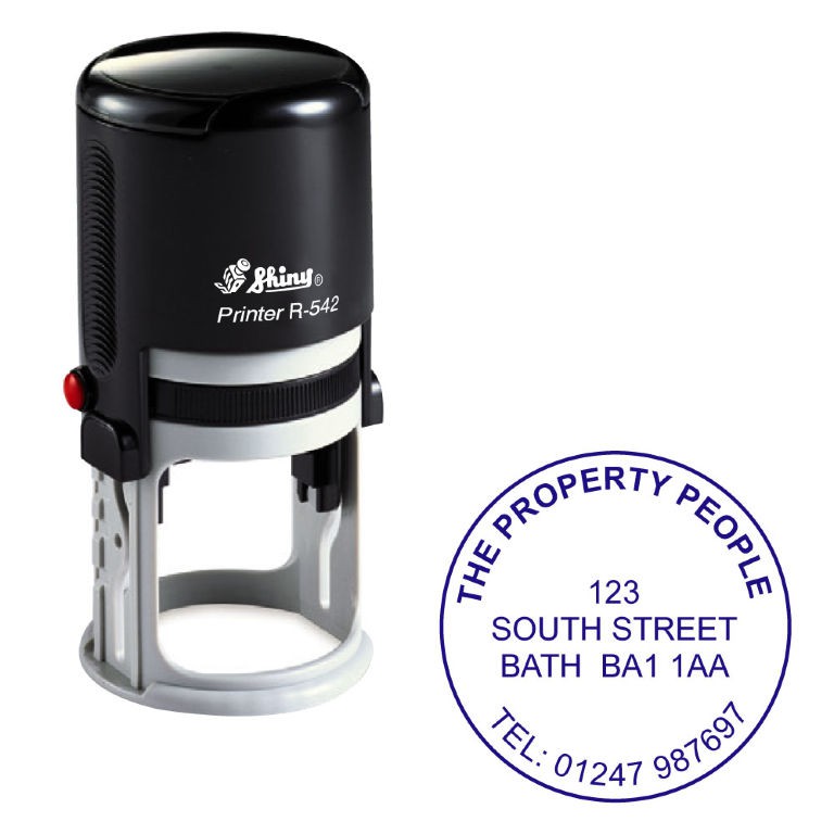 Round Dater Rubber Stamp optional date Shiny R532 R542 R552 R-532D R ...