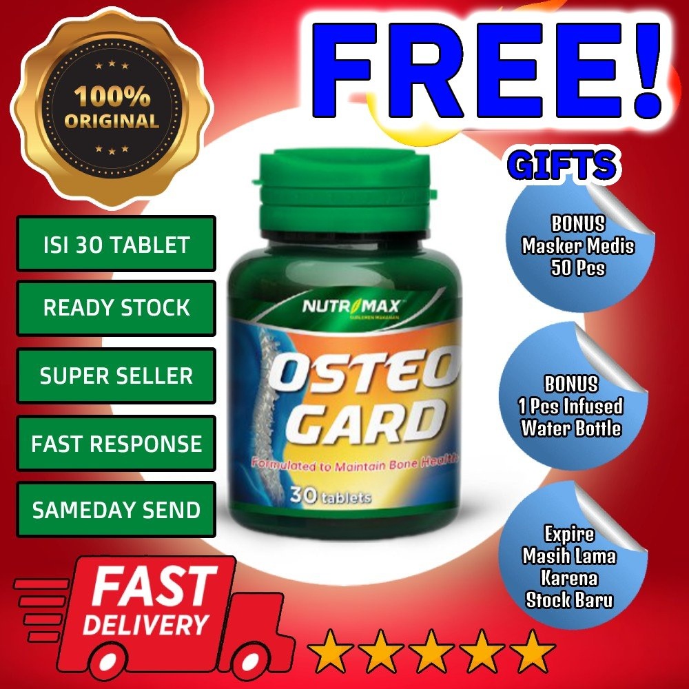 Osteo GARD NUTRIMAX Contents 30 TABLET VITAMIN Calcium For Bone ...