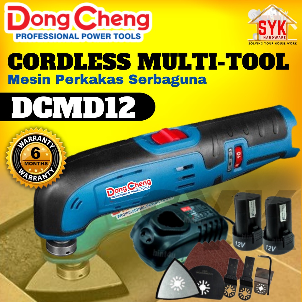 SYK Dongcheng DCMD12 Cordless Multi-Tool Sanding Multipurpose Machine ...