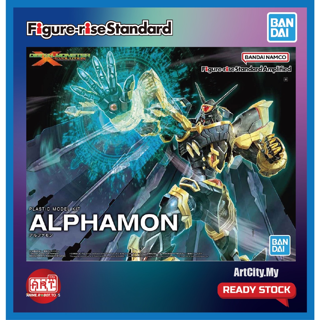 (READY STOCK) Bandai - Figure Rise Standard Amplified - FRS Alphamon ...