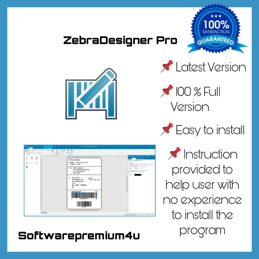 ZebraDesigner Pro 2.5.0 Build 9427 🔥【 Latest 】🔥 | Shopee Malaysia
