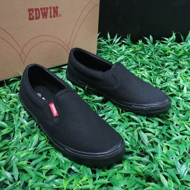 Kasut Sekolah Menengah Rendah Kasut Kerja Hitam Edwin | Edwin Black ...