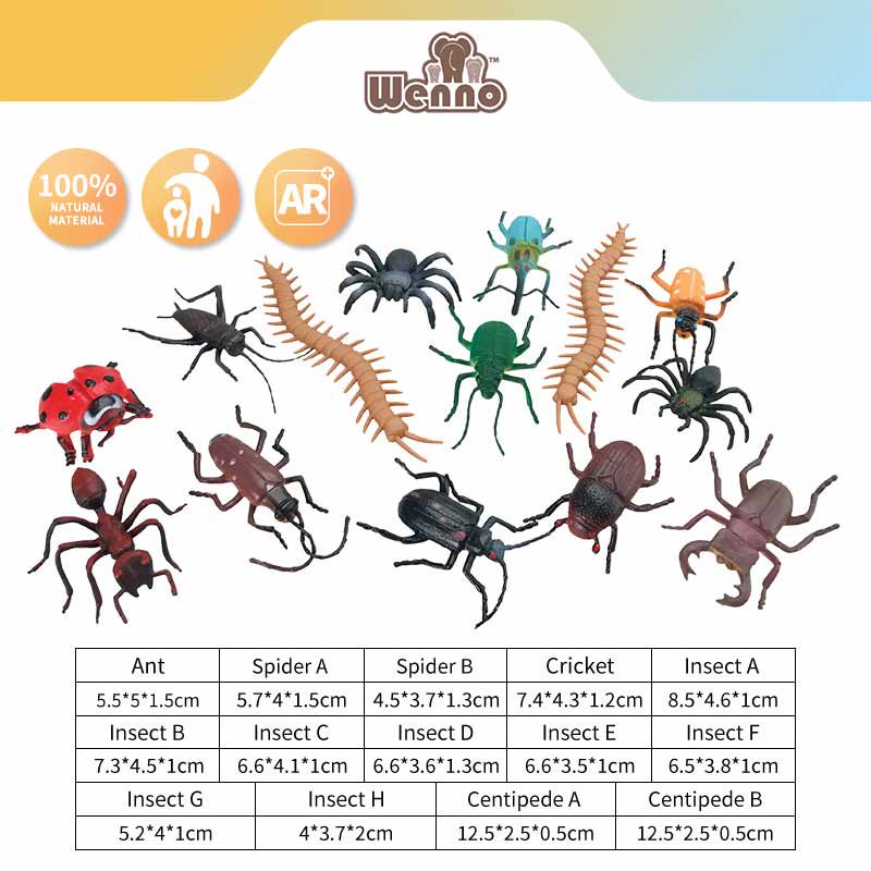 Wenno x Animal Planet 8-14pcs Animal Collection in tube Educational ...