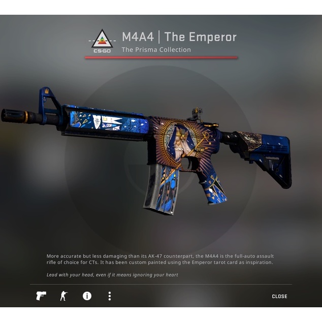CSGO Skin M4A4 | The Emperor Cosmetic, Instant Trade | Shopee Malaysia