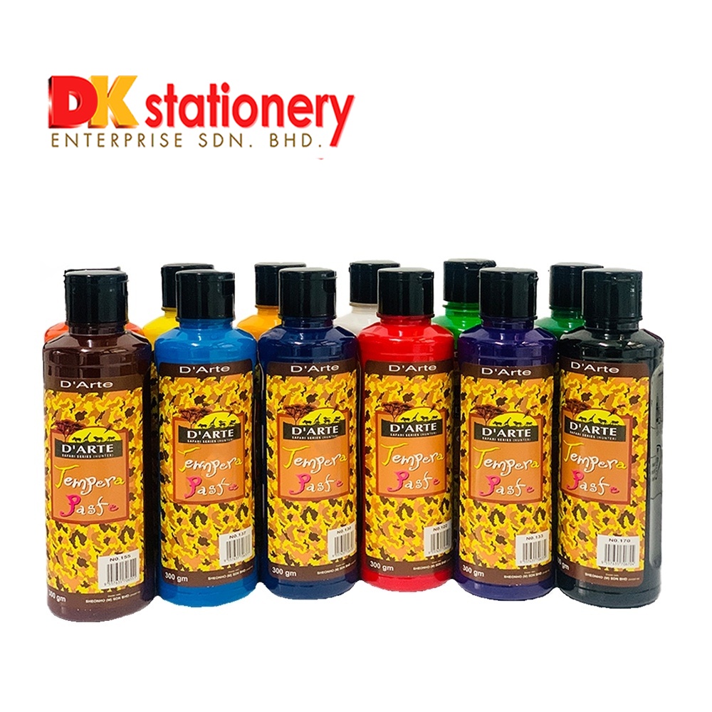 D'Arte / Nikki Tempera Paste Color 200/300ml | Shopee Malaysia