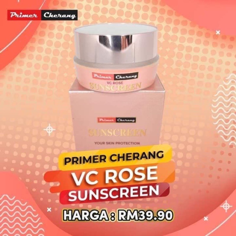 vc rose sunscreen spf50 by klinik primer cherang | Shopee Malaysia