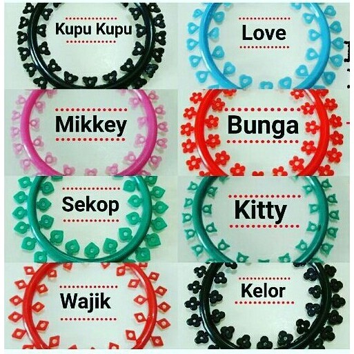 Rubber Stirrup Motif Per Pack Of 25 pcs | Shopee Malaysia
