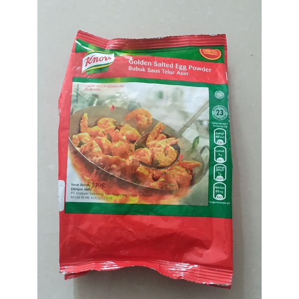 Knorr Golden Salted Egg Powder 270gr | Shopee Malaysia