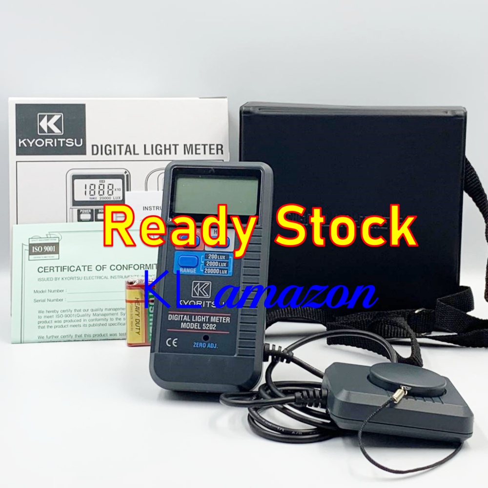 (Accept Urgent Order!) Kyoritsu 5202 Light Meter | 12 Months Warranty ...