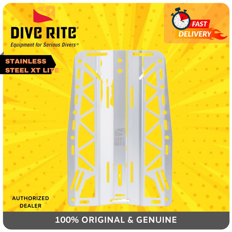 🔥100% ORIGINAL🔥 DIVE RITE Stainless Steel XT Lite Backplate | Shopee ...