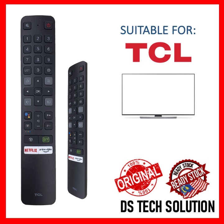ORIGINAL TCL ANDROID TV REMOTE CONTROL [M'SIA STOCK] REPLACEMENT WITH ...