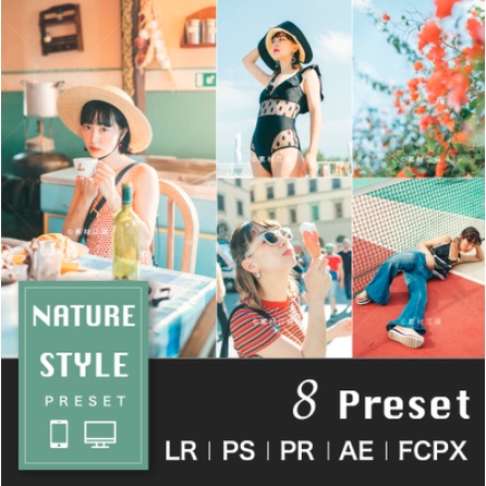 Adobe Lightroom Preset Desktop & Mobile - Nature Style (8 Presets) (PR ...