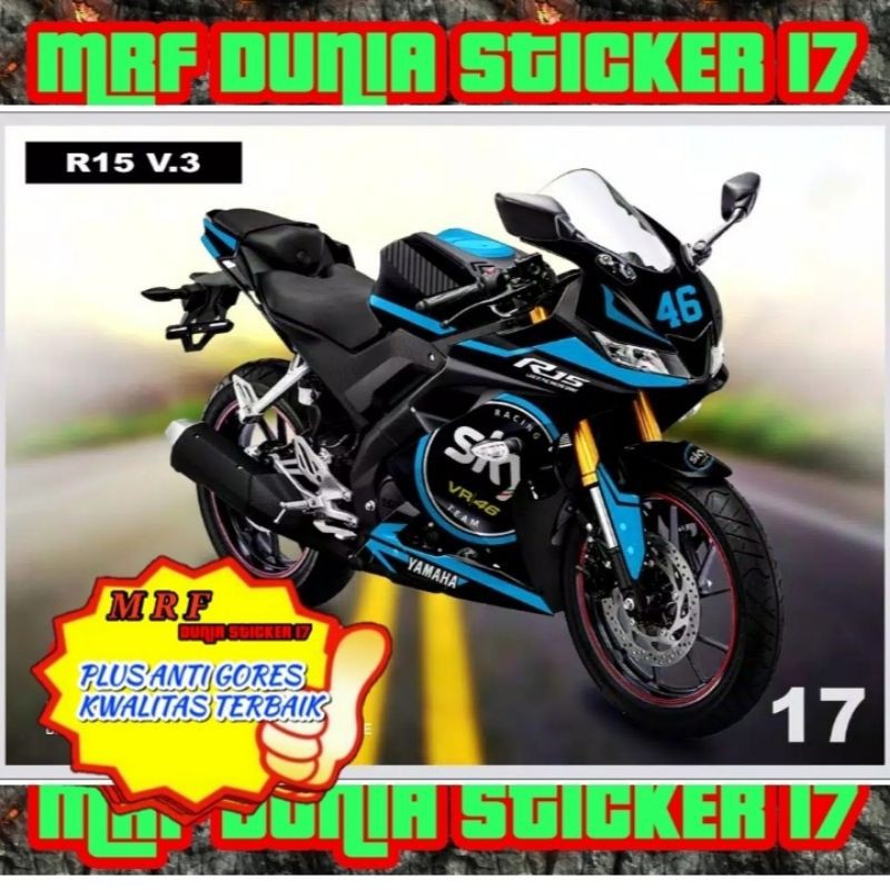 Sticker decal R15 V3 Full Body Striping R15 V3 decal Sticker R15 V3 ...