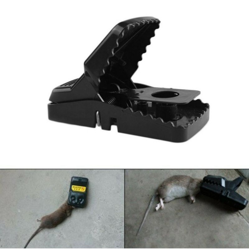 Reusable Rat Catching Mice Mouse Traps Bait Spring Catcher Pest Control ...