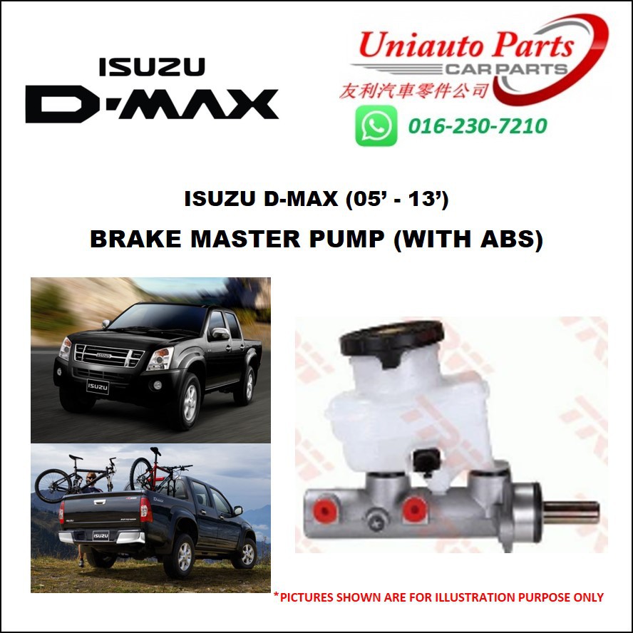 ISUZU DMAX (05' - 13') BRAKE MASTER PUMP (WITH ABS) | Shopee Malaysia