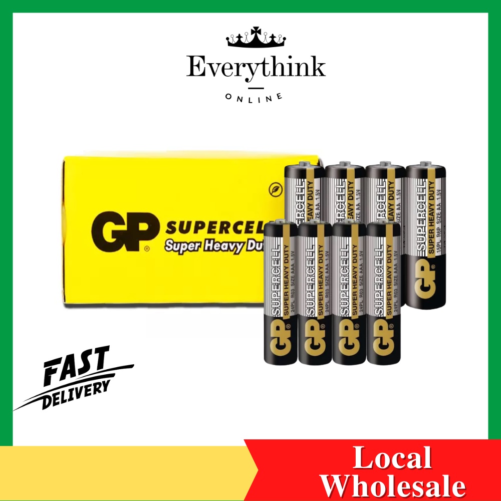 [READY STOCK] GP RECYKO AA (GP15PL) / AAA (GP24PL) SUPERCELL CARBON ...