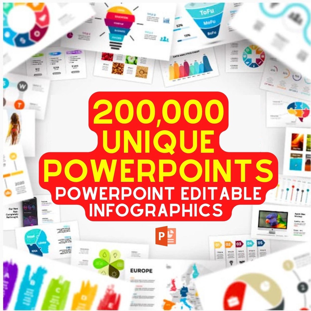 💥200,000+ Slides PowerPoint Presentation Premium Template Updated JULY ...