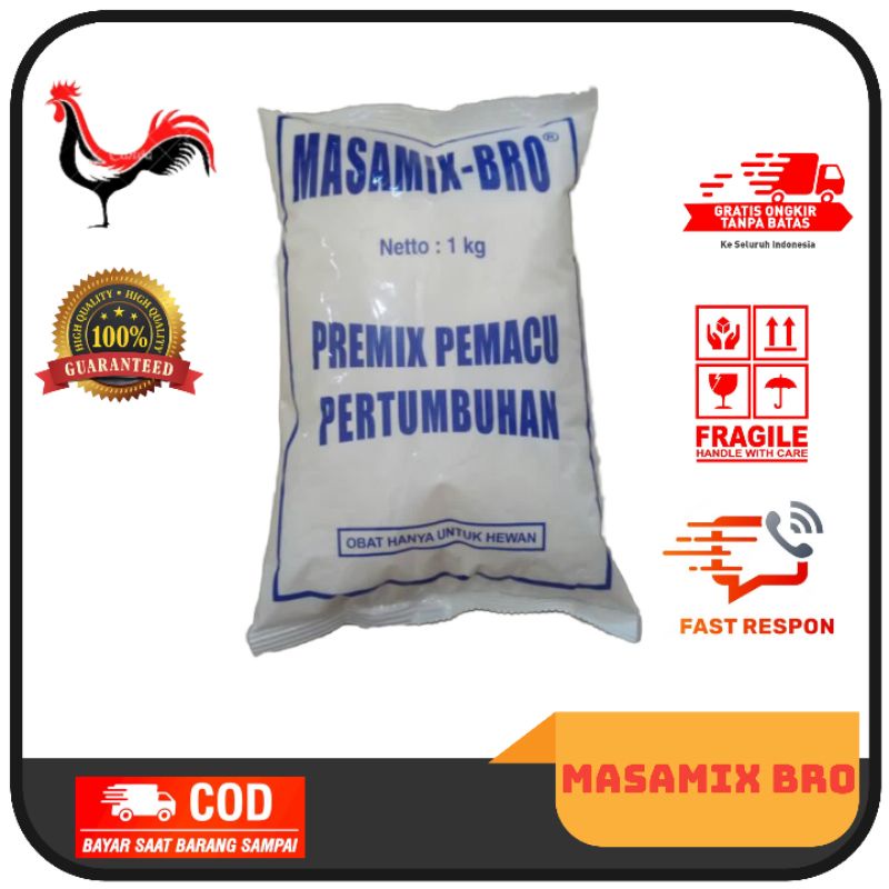 Masamix Bro Premix Nutrition / Growth Booster Supplement for Broiler ...