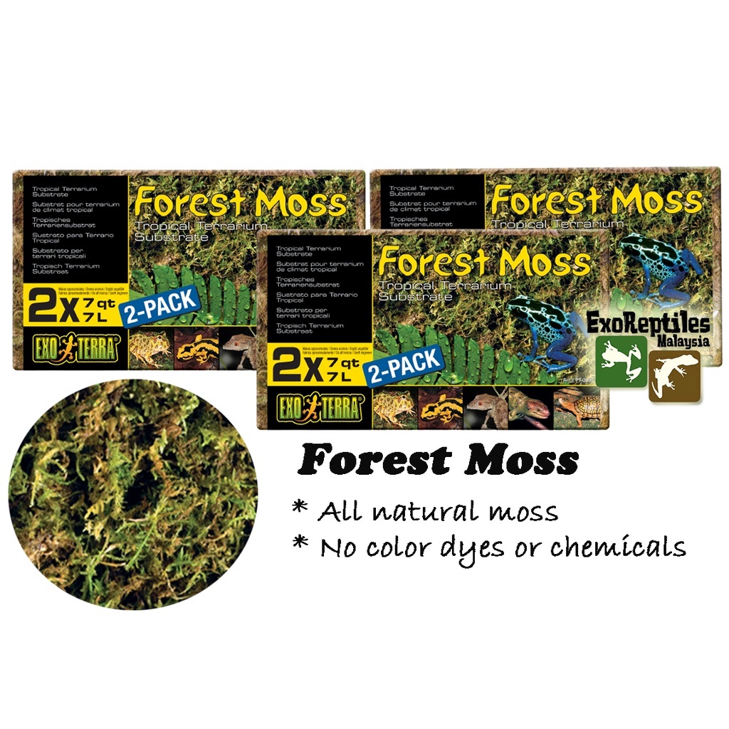 EXO TERRA FOREST MOSS PT3095 7L/2 PACKS (1 unit) | Shopee Malaysia