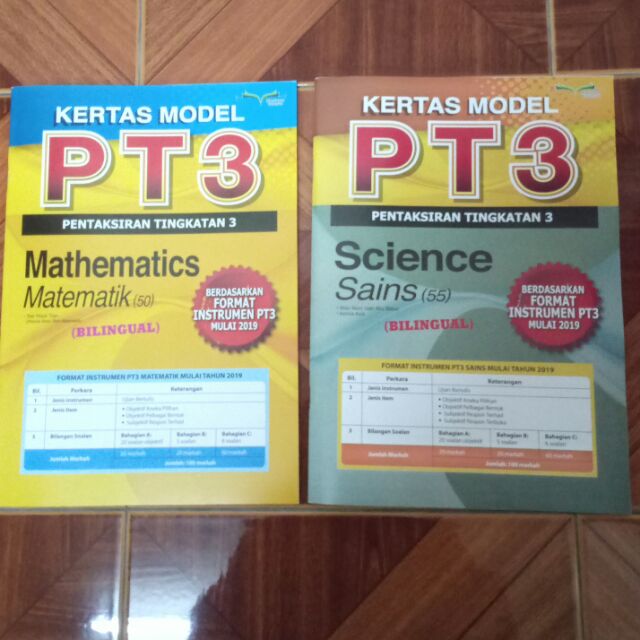 Buku Kertas Model PT3 format terbaharu 2019 | Shopee Malaysia