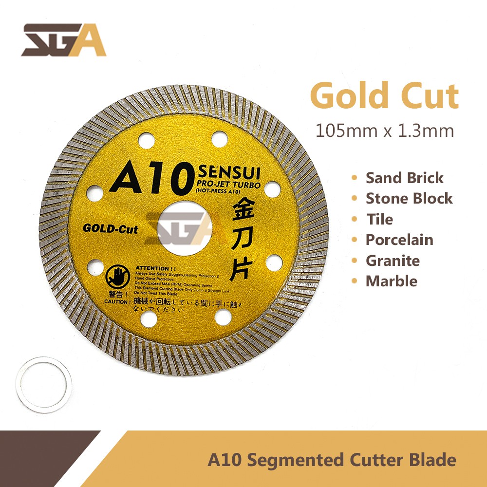 SENSUI A10 / A11 / A12 PRO-JET TURBO BLADE SHARP CUT 4" Segment Cutter ...