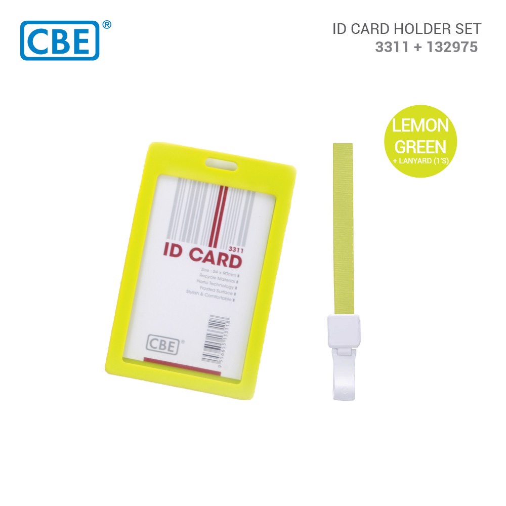 CBE ID Card Holder + Lanyard Set 3314 (54x85mm) | Shopee Malaysia