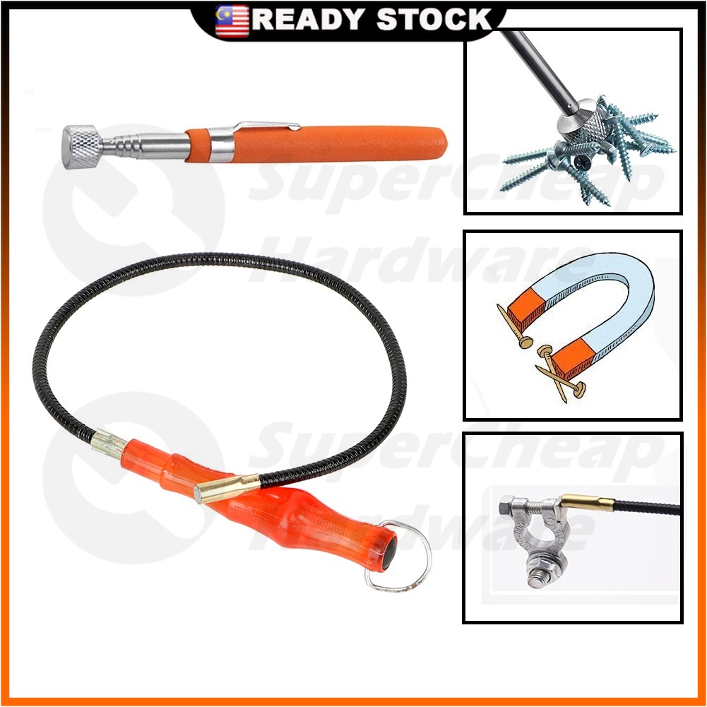 Magnet Pick Up Tool Magnet Stick Flexible Telescopic Magnetic Claw ...