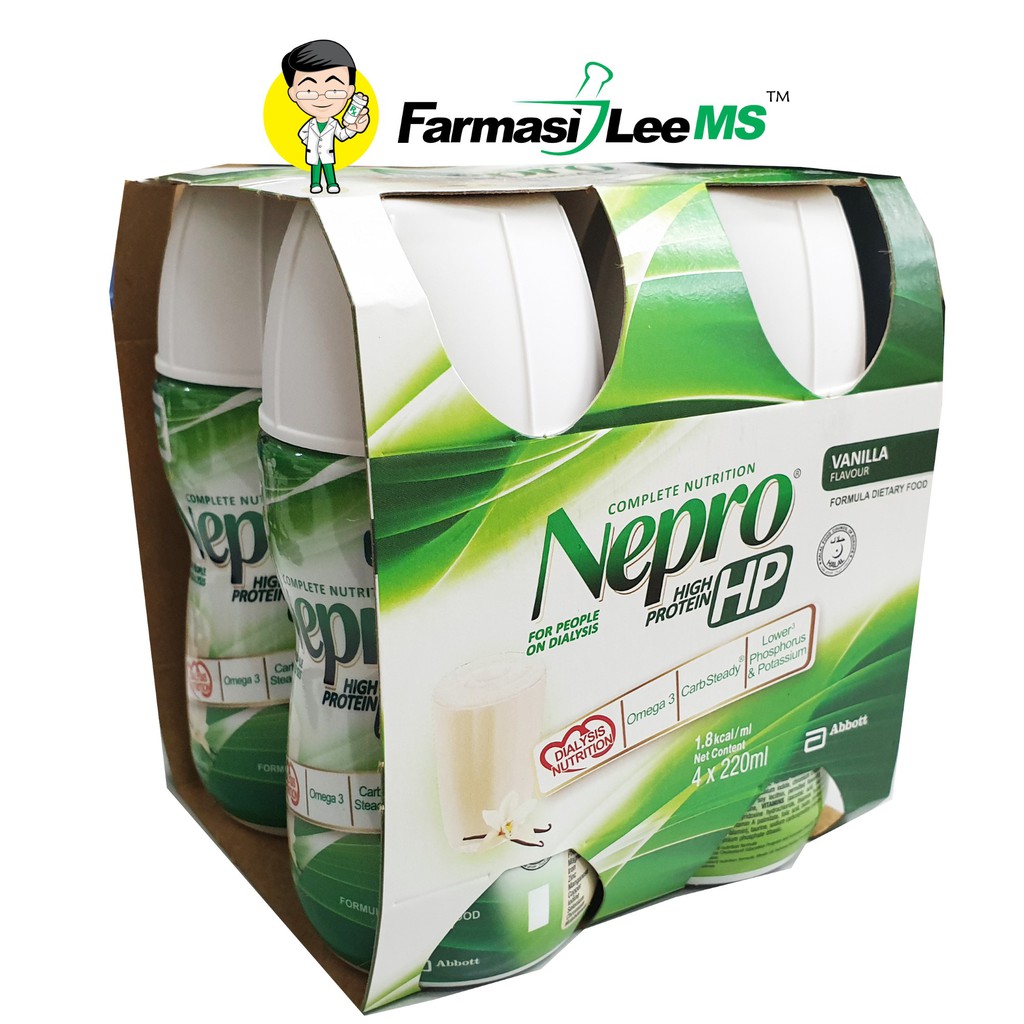 Nepro Vanilla High Protein - 220ml x 4 (Exp 07/2020) | Shopee Malaysia