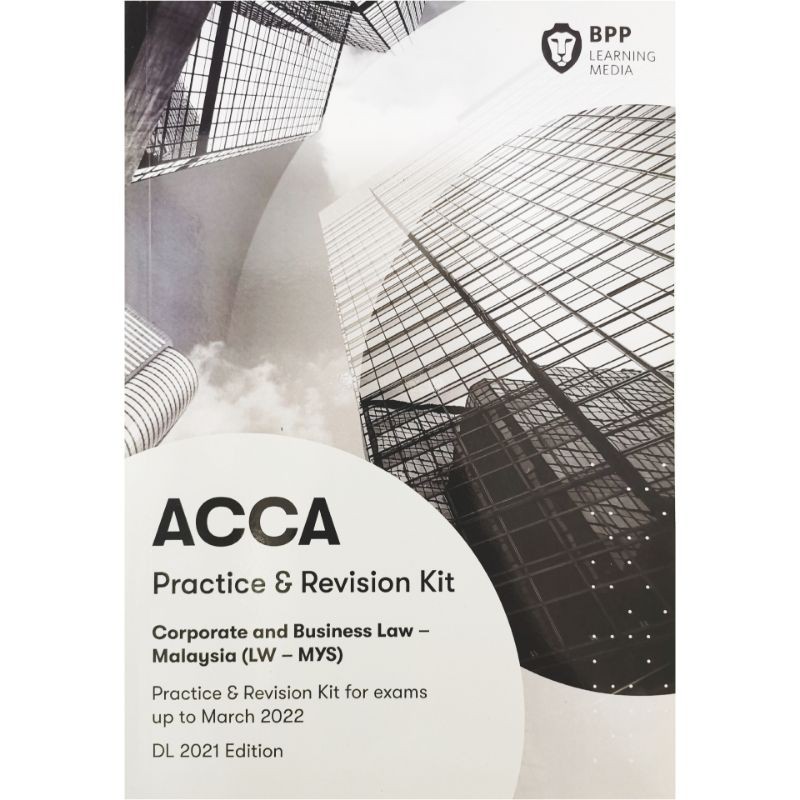 Bpp Book Acca Corporate And Business Law Malaysia Lw Mys Study Text