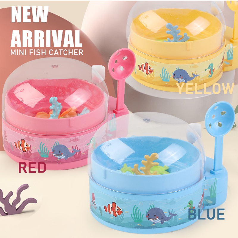 Mini Fishing Game Machine Capsule Catcher Figure Egg Hand-Eye ...
