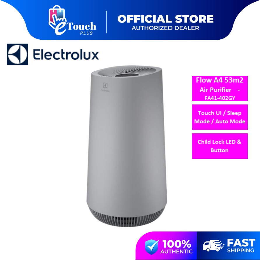 Electrolux Flow A3/A4 Air Purifier FA31-202GY / FA41-402GY (Mesin Pembersih Udara,空气净化器 ...