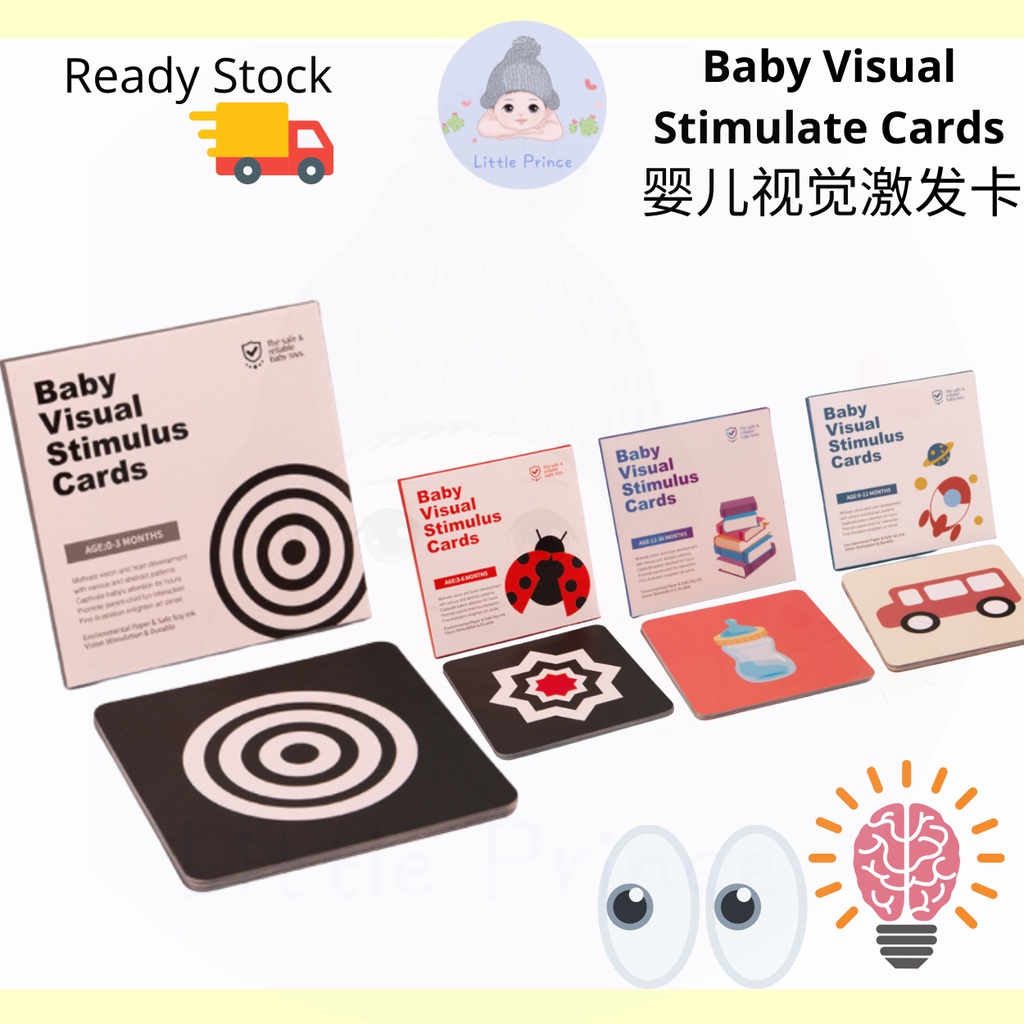【Little Prince】Montessori Visual Stimulation Cards Baby Early Education ...