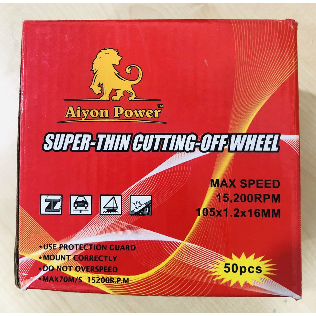 First Grade 4“ Ultra Thin High Speed Cutting Disc 105 x 1.2 x 16mm MAX ...