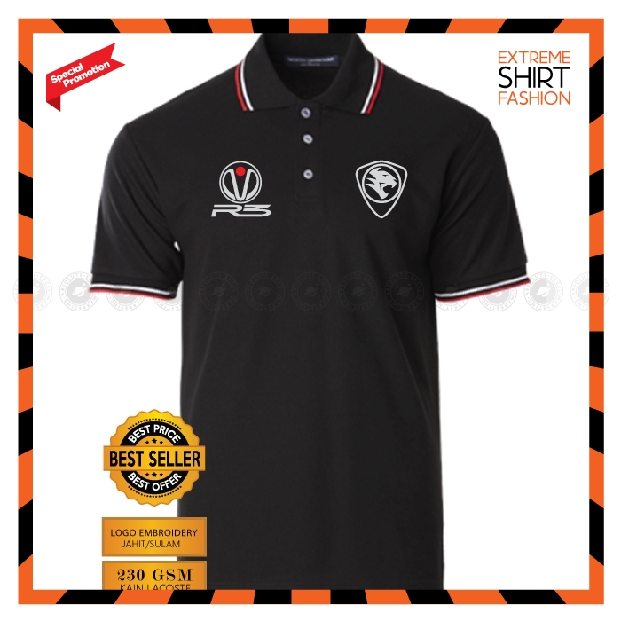 [Ready Stock] GN Polo T Shirt Proton R3 Sulam Satria GTI Neo Race Rally ...