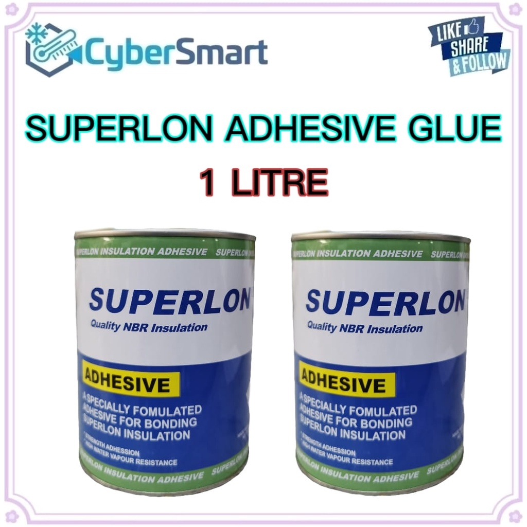 SUPERLON QUALITY NBR INSULATION ADHESIVE GLUE 1 LITRE | Shopee Malaysia