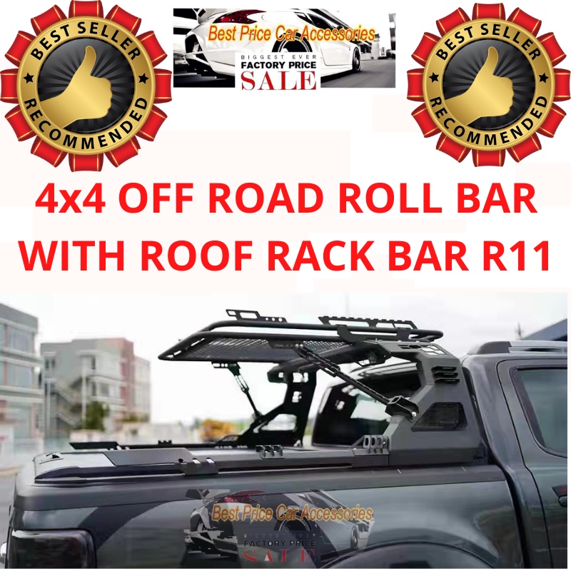 4x4 OFF ROAD ROLL BAR WITH ROOF RACK R11 | Shopee Malaysia