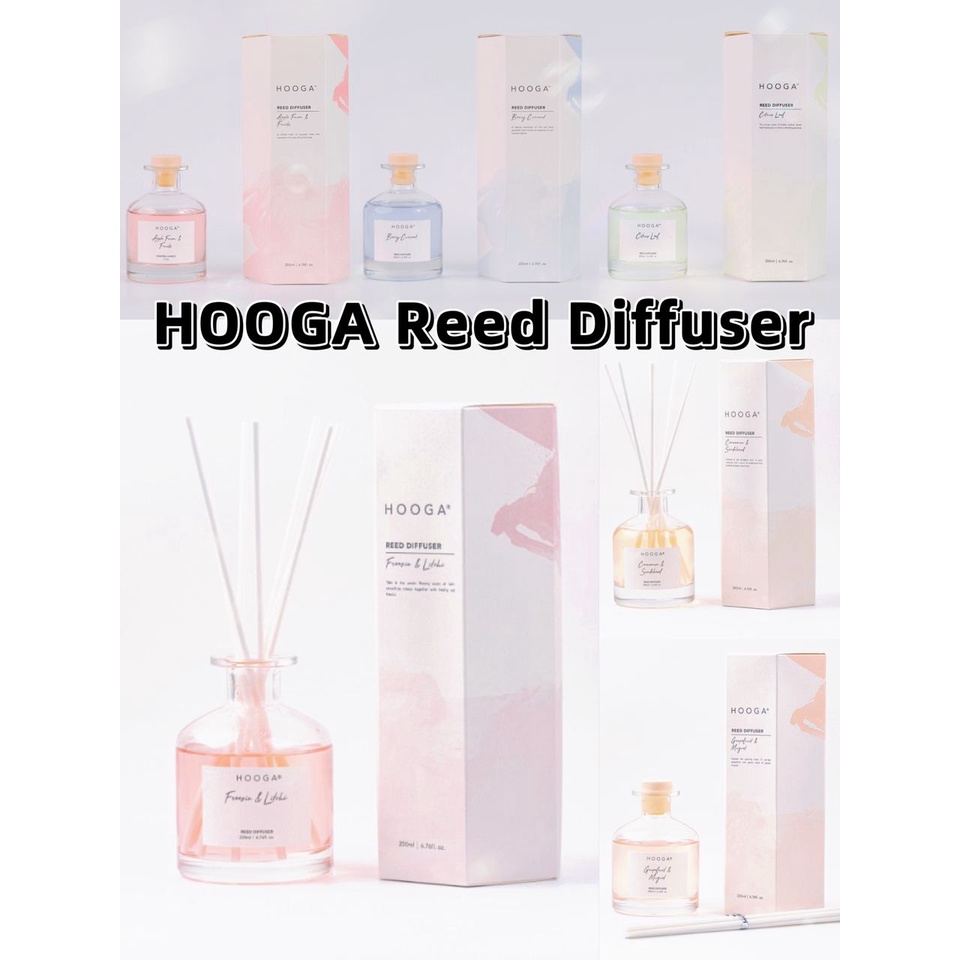 Hooga Reed Diffuser / Scented Candle Gourmand Reed Diffuser Arome ...