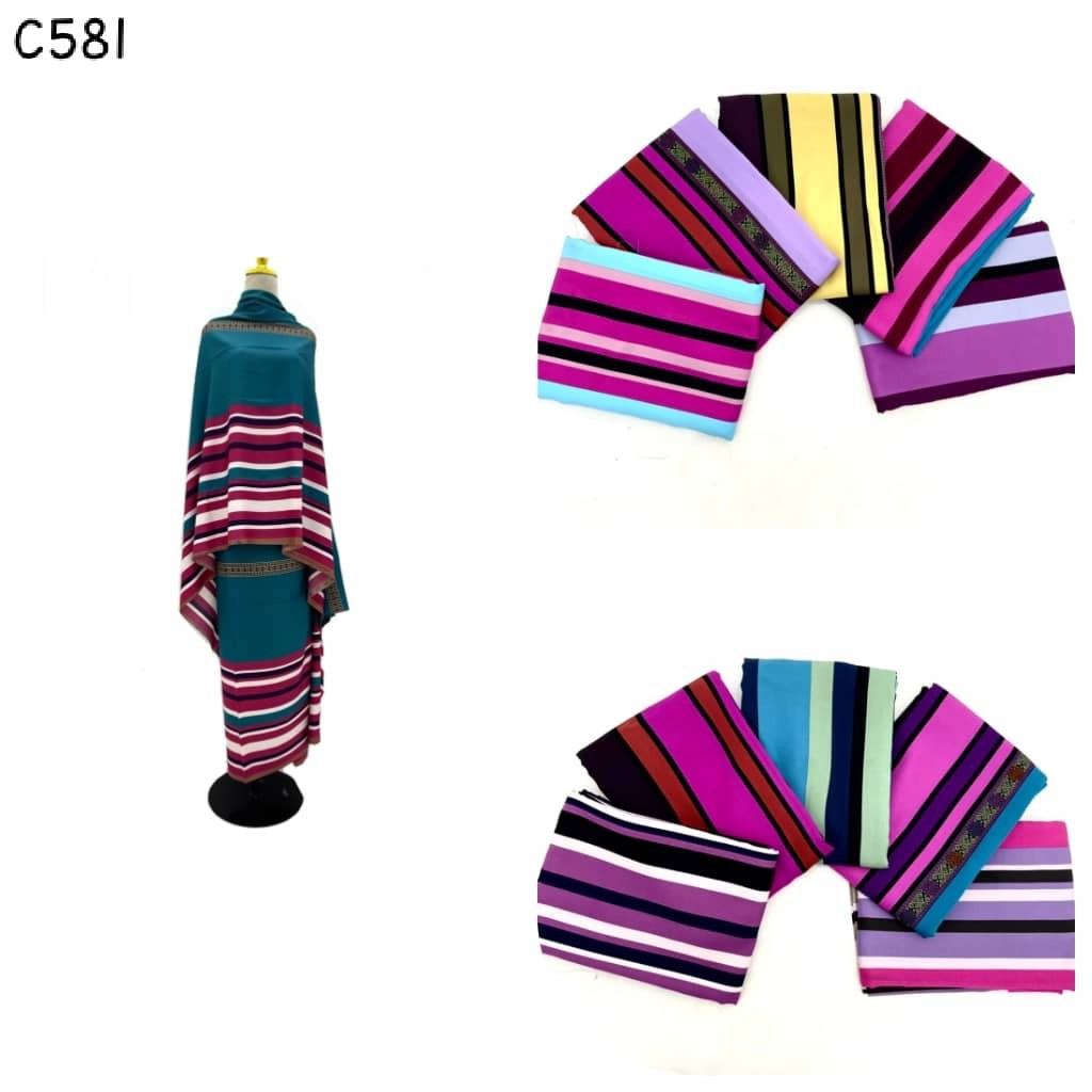 C581 Kain Pasang Jalur Songket 4 meter Kain Defect | Shopee Malaysia