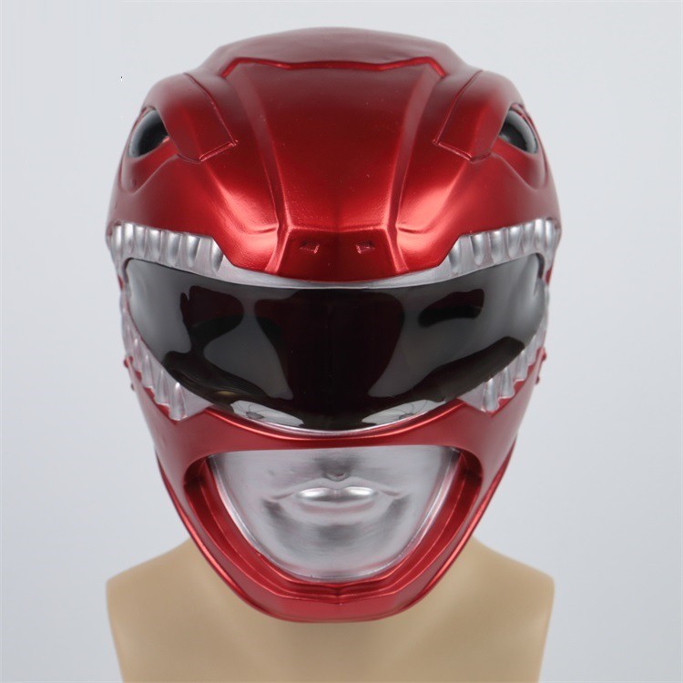Power rangers mighty morphin red ranger helmet mask cosplay | Shopee ...