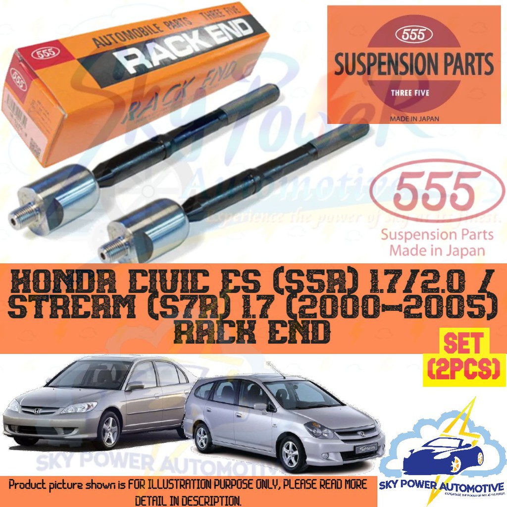 HONDA CIVIC ES (S5A) 1.7/2.0 / STREAM (S7A) 1.7 (2000-2005) 555 JAPAN ...