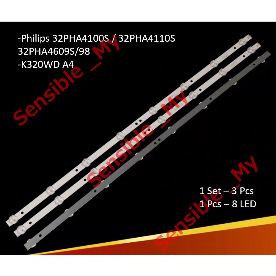 32PHA4110S/98 / 32PHA4609S/98 / 32PHA4100S/98 Philips 32" LED TV backlight | Shopee Malaysia