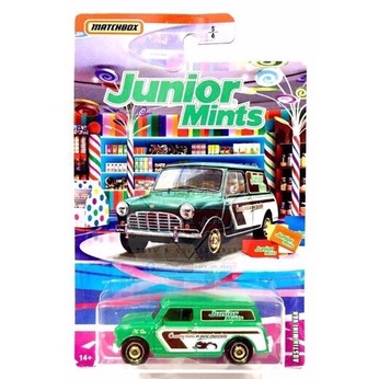 (SOFT CORNERS) Matchbox 2020 Candy Series Austin Mini Van (Junior Mints ...