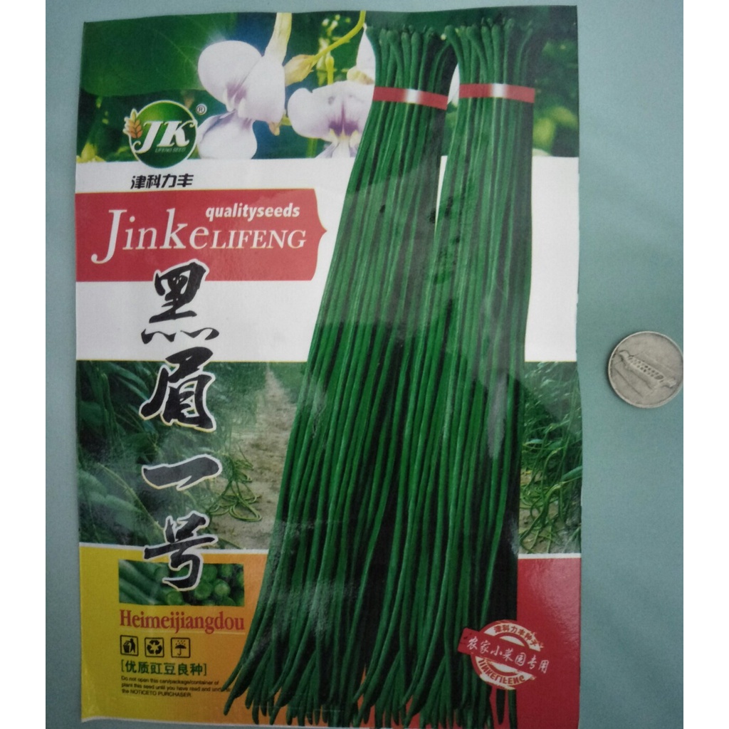 E8 🌟 10 free 1 🌟 10 Gram Biji Benih SAYUR Kacang Panjang Memanjat/Long ...