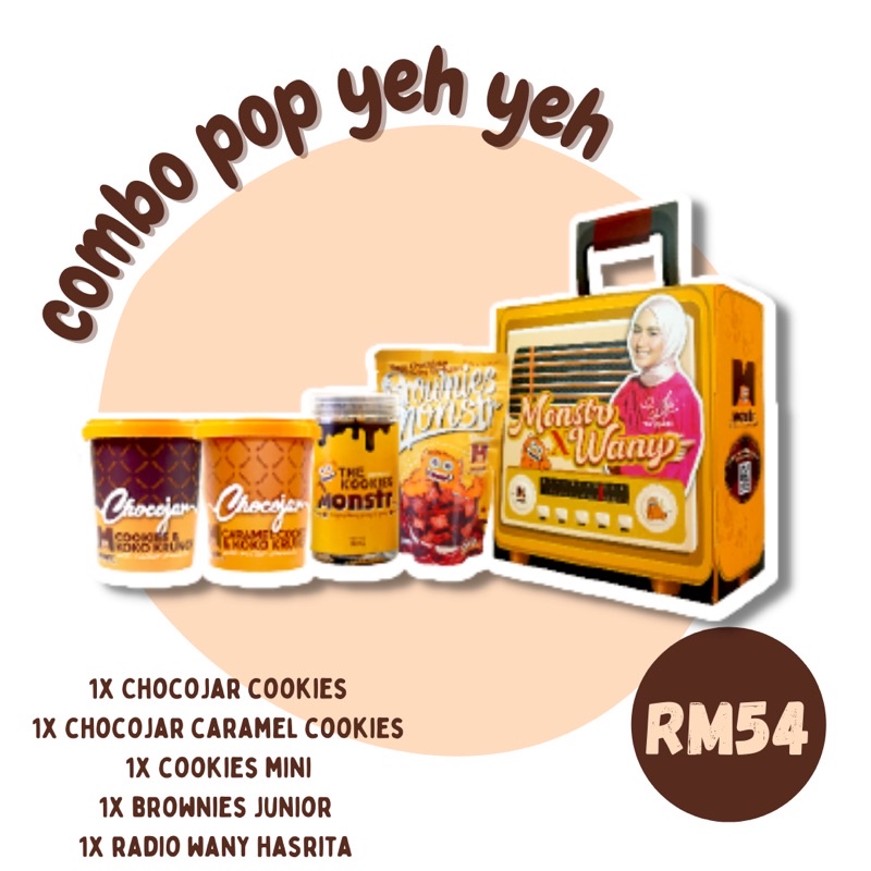 Monstr cookies chocojar brownies | Shopee Malaysia