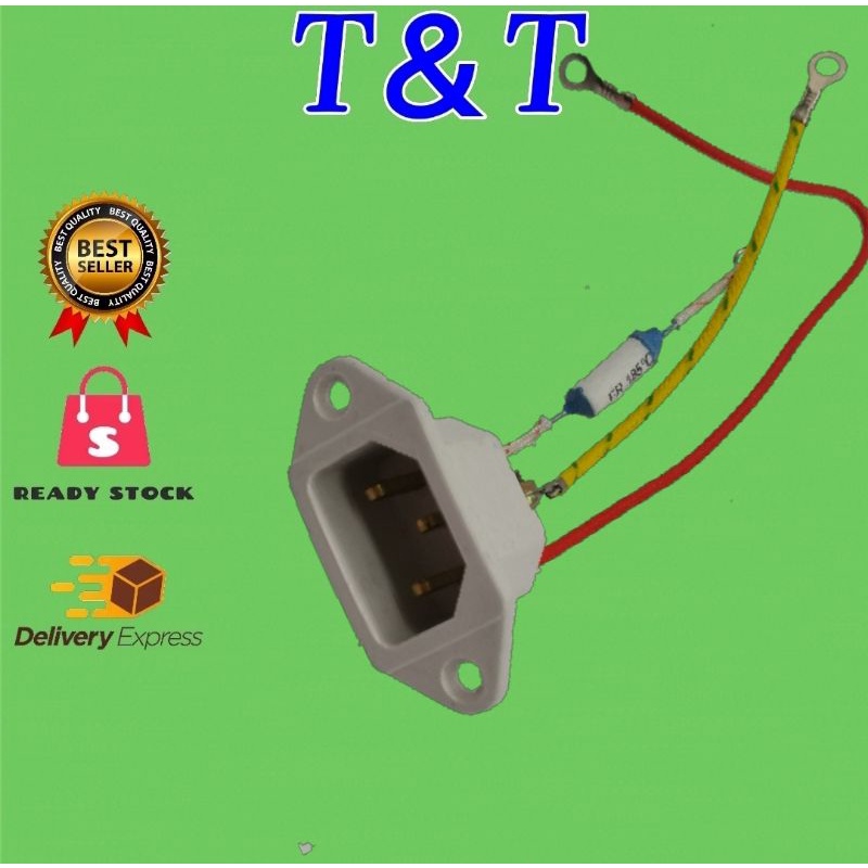 3 Pin Socket 10A 240v Rice Cooker Power Plug Socket oven hot pot socket ...