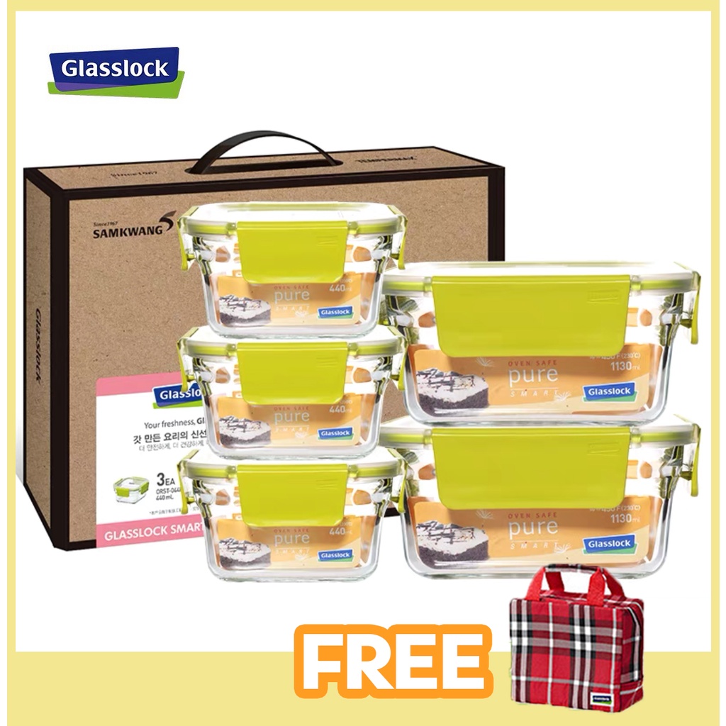 [READY STOCK] 100% Original GLASSLOCK Smart Pure Series Oven Save 5pcs ...